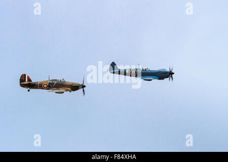 Hawker Hurricane Rolls-Royce Merlin propeller and exhaust details Stock ...