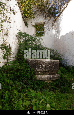 Remains of millstone at Cortijo de la Fuensanta, an old construction ...