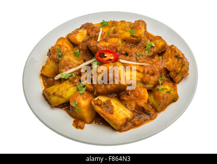 Alu Bengan - indian potatoes and eggplant Stock Photo - Alamy