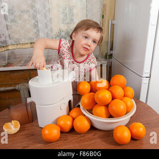 Girl using adding machine Stock Photo - Alamy