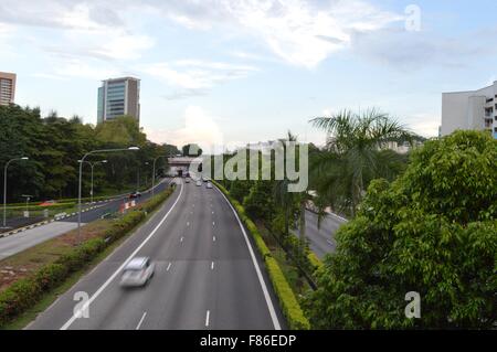 AYE expressway singapore the biggest highway Stock Photo - Alamy