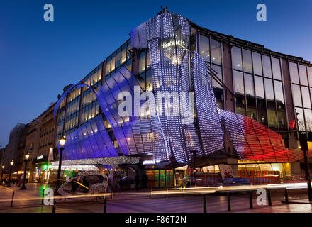 Publicis building, Champs Elysees, Paris, Ile-de-France, France Stock ...
