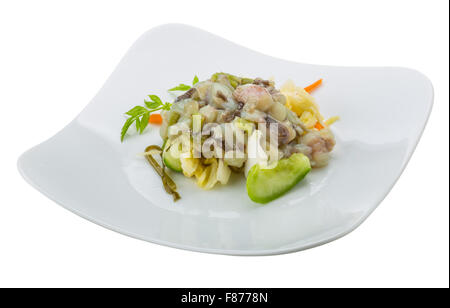 Raw octopus salad - japan tradition food Stock Photo - Alamy
