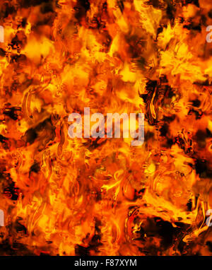 Fire flames background with desert crackle, LAVA structure. Computer ...
