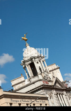 Victoria Palace Theatre, Victoria, London, UK. Victoria Palace Theatre with a modern building ...