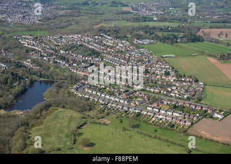 An aerial view of the Broadwaters residential area of Kidderminster ...
