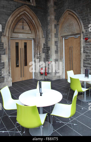 The Gwyn Hall community centre in Neath, South Wales. A refurbished ...