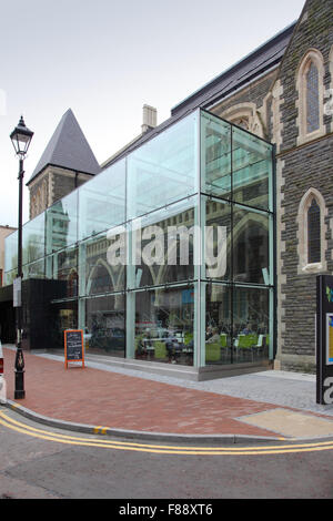 The Gwyn Hall community centre in Neath, South Wales. A converted ...
