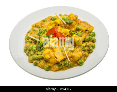 Gobi Mutter Kaju - cauliflower with green peas and cashew Stock Photo ...