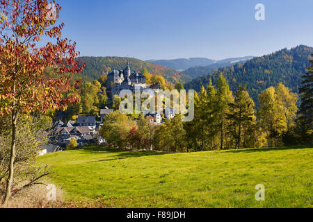 Lauenstein Castle, Ludwigsstadt, Bavaria, Germany Stock Photo - Alamy