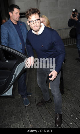 Sam Claflin at the BBC studios Featuring: Sam Claflin Where: London ...