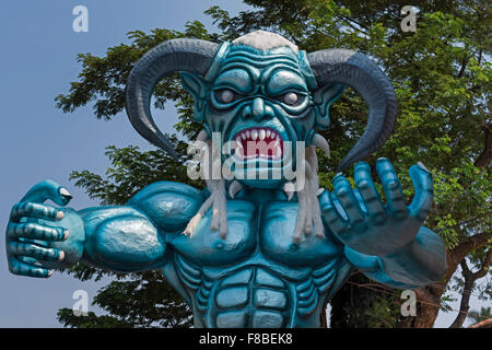 Narakasura effigy Diwali Panjim Goa India Stock Photo - Alamy