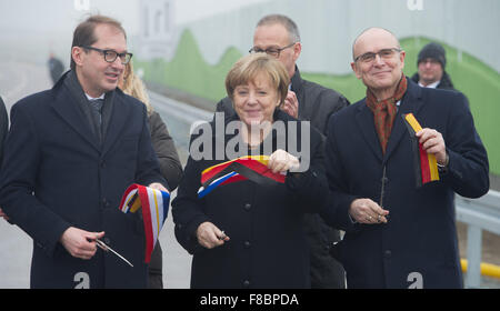 Rambin, Germany. 8th Dec, 2015. German Chancellor Angela Merkel (CDU ...