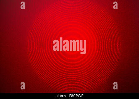 interference pattern of real He-Ne gas laser light passed through ...