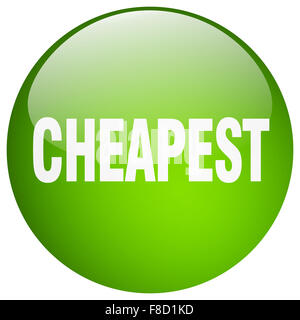 cheap green round gel isolated push button Stock Photo - Alamy