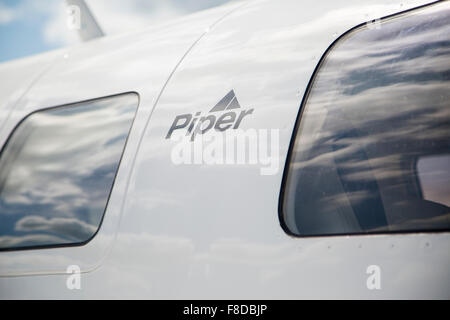 Piper Airplane logo on the side of an airplane Stock Photo - Alamy