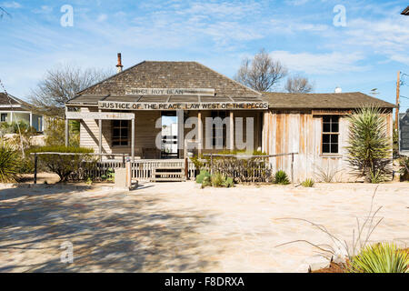Judge Roy Bean, Langtry, Texas, USA Stock Photo - Alamy