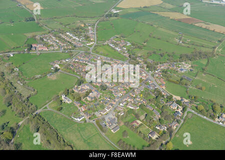An aerial view of the Leicestershire village of Lubenham, close to ...