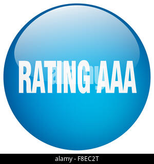 rating blue round gel isolated push button Stock Photo - Alamy