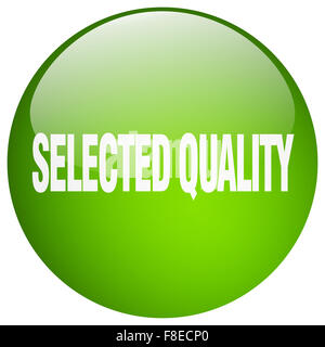 selected green round gel isolated push button Stock Photo - Alamy