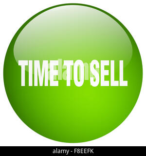 sell green round gel isolated push button Stock Photo - Alamy