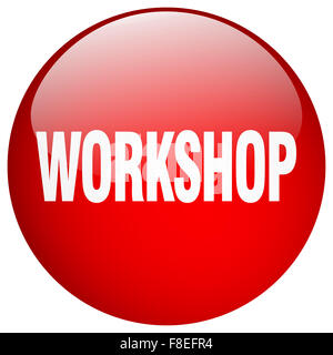 webinar red round gel isolated push button Stock Photo - Alamy