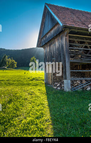 Retje village, Loski Potok, Slovenia Stock Photo - Alamy