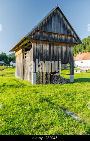 Retje village, Loski Potok, Slovenia Stock Photo - Alamy