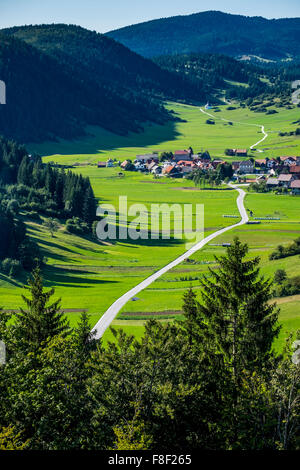 Retje village, Loski Potok, Slovenia Stock Photo - Alamy
