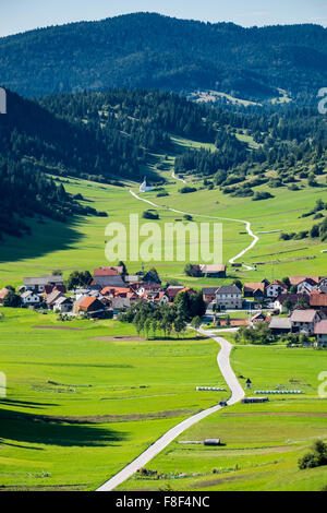 Retje village, Loski Potok, Slovenia Stock Photo - Alamy
