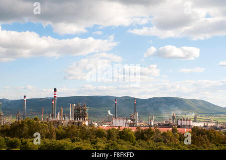 Refinery. Puertollano, Ciudad Real province, Castilla La Mancha, Spain ...