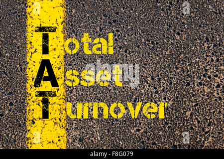 Concept image of Business Acronym TAT as Turn Around Time written over ...