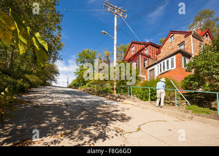 Canton Avenue in the Beechview Neighbourhood of Pittsburgh ...