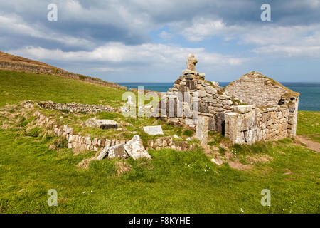 Ruins of St Helens Oratory an early Christian structure at Cape ...