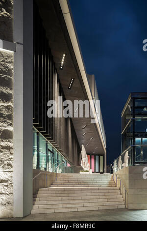 The Opera House in Linz, Austria. Interior view of the auditorium at ...