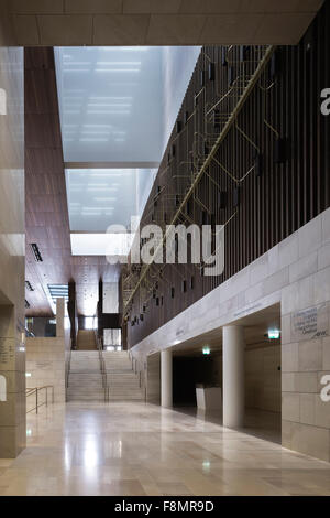 The Opera House in Linz, Austria. Interior view of the auditorium at ...