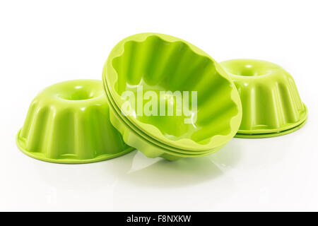 Pudding molds isolated on white Stock Photo - Alamy