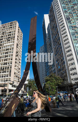 Largo da Carioca, High-rise buildings, Rio de Janeiro, Brazil Stock ...