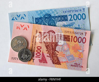 Bank notes of West Africa : Francs CFA fron West and Central Africa ...