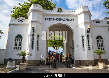 Copacabana fort Rio de Janeiro Brazil South America Stock Photo - Alamy