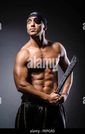 Ripper pirate in the dark room Stock Photo - Alamy
