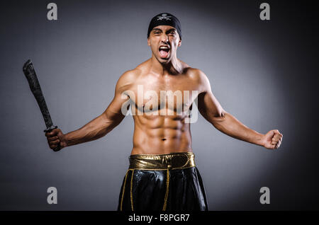 Ripper pirate in the dark room Stock Photo - Alamy