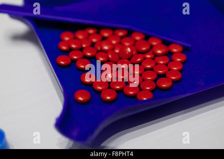 Prescription drugs / pill counting tray - USA Stock Photo - Alamy