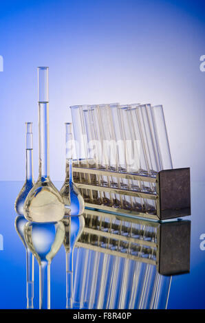 Chemical tubing at gradient background Stock Photo - Alamy