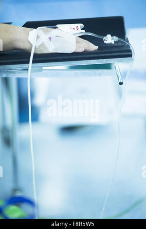 Patient hand immobilized in hospital emergency surgery emergency ...