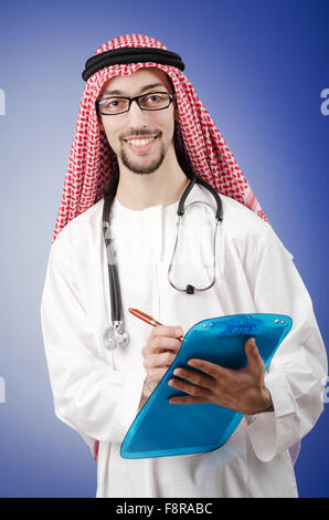 Arab doctor in studio shooting Stock Photo - Alamy
