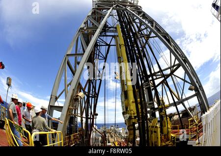 Joides Resolution. 5th Dec, 2015. Scientists visit the U.S. drilling ...