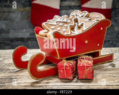 Assorted Christmas cookies in the shape of a Christmas tree ...