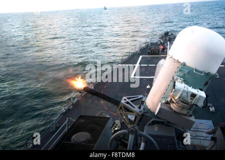 Guided-missile destroyer USS Porter (DDG 78) is damaged in a collision ...