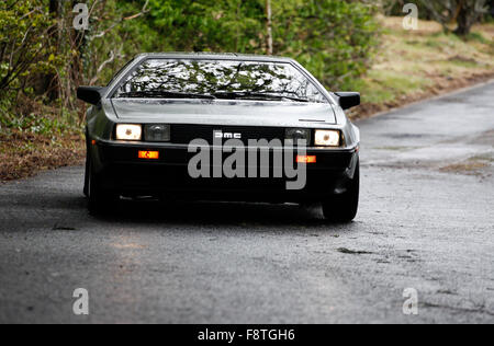 DeLorean cars return to the original Dunmurry Factory in Belfast Stock ...
